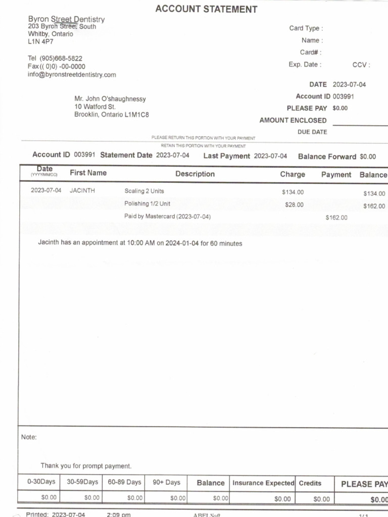 Jacinthe Dent Otip | PDF