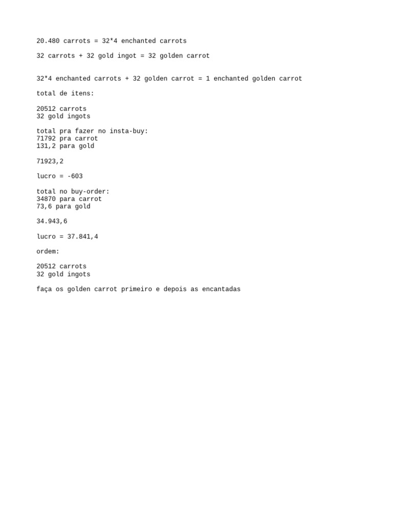 Bazaar Flip Carrot | PDF