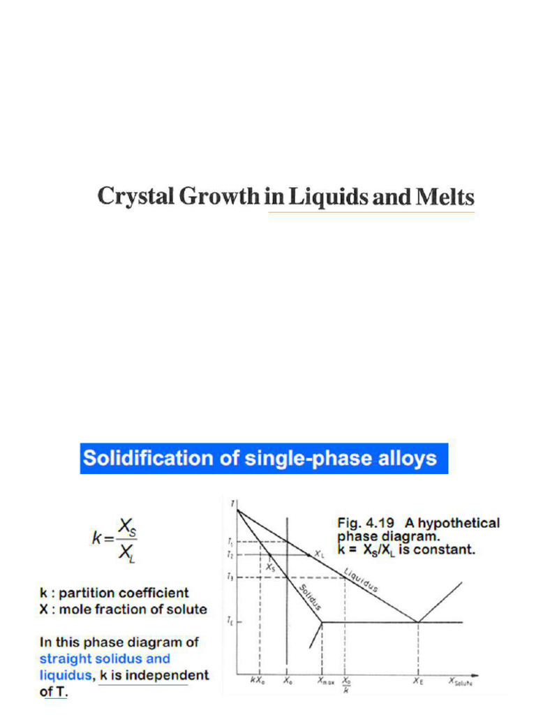 Crystal Growth From Melt | PDF
