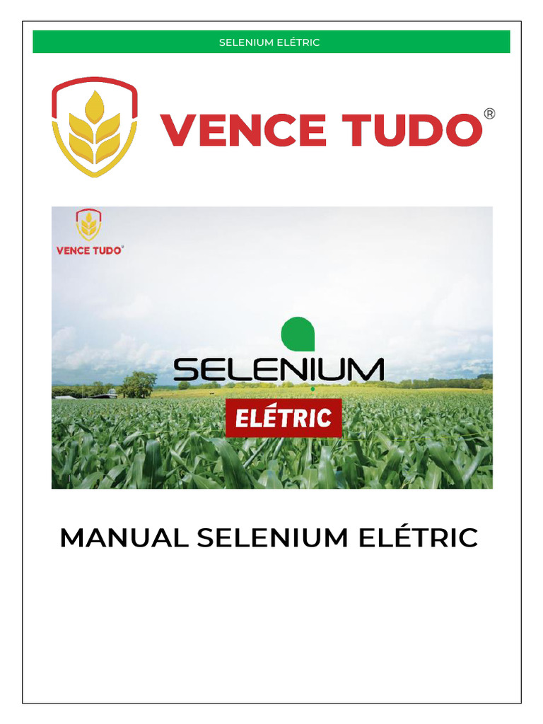 Manual Selenium Elétric Jaqueson 16-06-2023 | PDF
