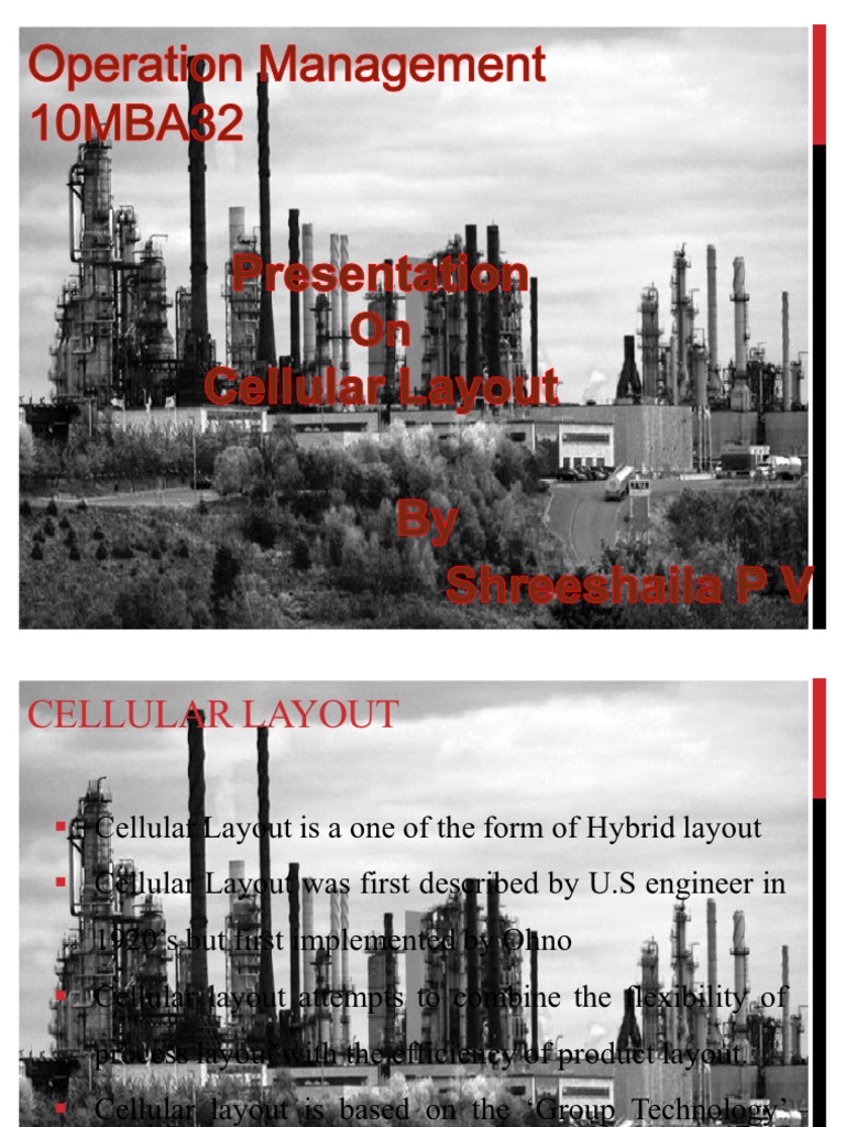 Cellular Layout | PDF | Production And Manufacturing | Business