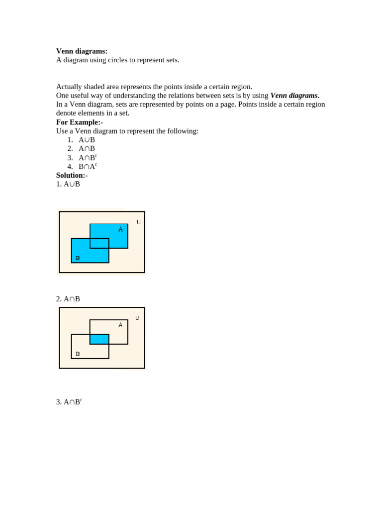 Understanding Venn Diagrams and Creation | PDF