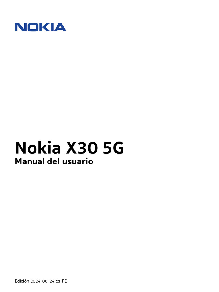 User Guide Nokia x30 5g User Guide | PDF | Red privada virtual | Bluetooth