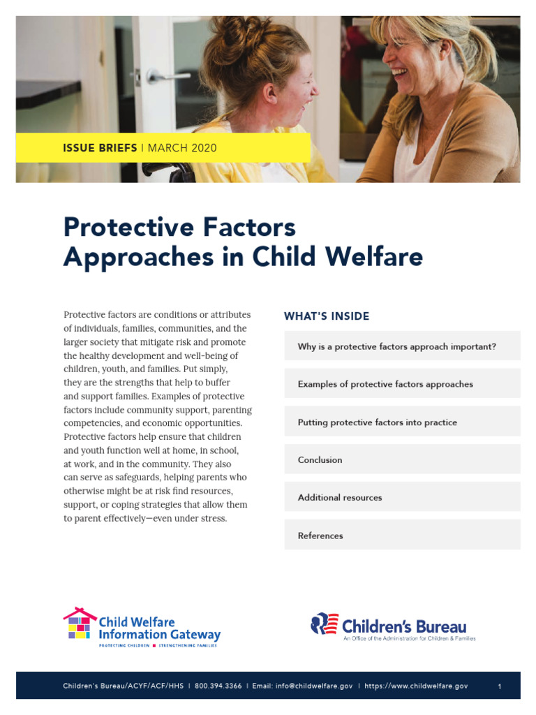 protective_factors | PDF | Child Neglect | Psychological Resilience