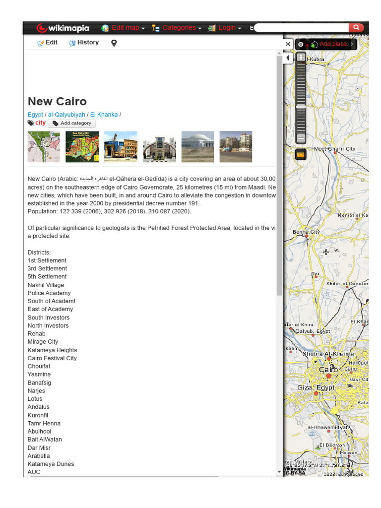 Wikimapia Org #Lang En&lat 30 421440&lon 31 240997&z 10&show 4446677 New Cairo... | PDF