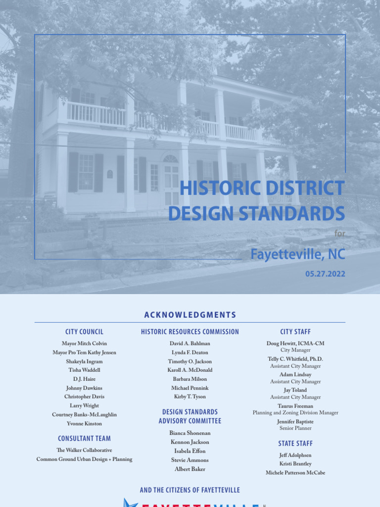 Historic District Design Standards | PDF | Zoning | Historic Preservation
