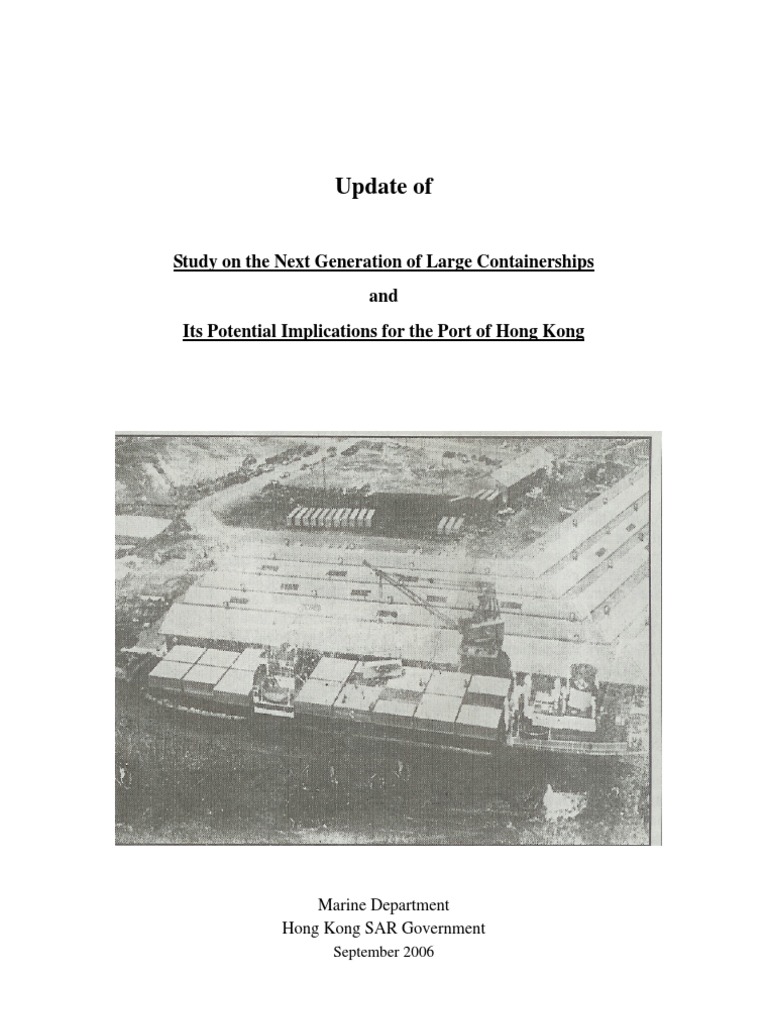 Container Ship Study | PDF | Containerization | Ships