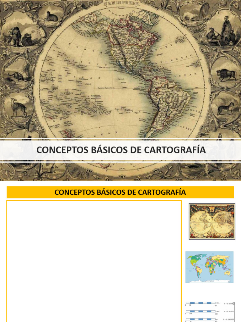 Fundamentos de Cartografía y Mapas | PDF | Latitud | Cartografía