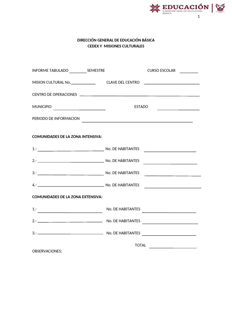 FORMATO de Informe TABULADO 2° SEMESTRE 16 17 | PDF | Educación primaria