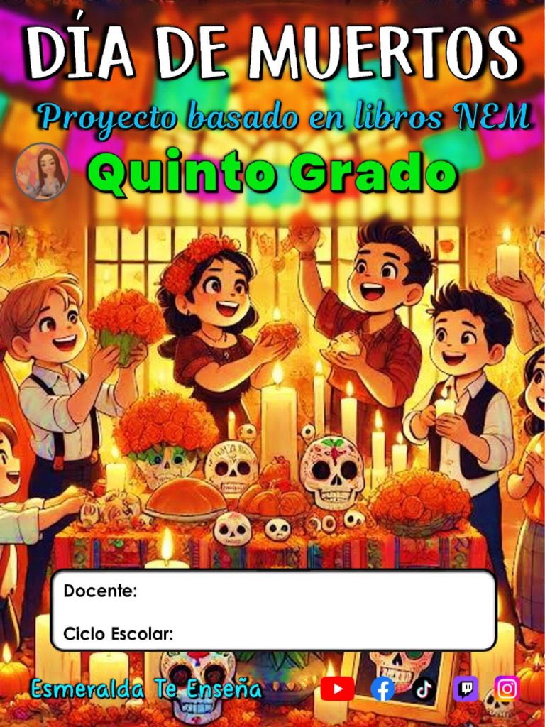??5° PLANEACIÓN DÍA DE MUERTOS - ? PROYECTO BASADO EN LIBROS NEM ...