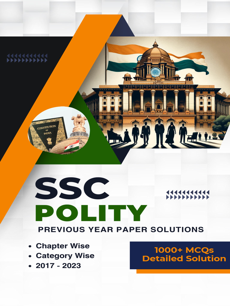 SSC Indian Polity PYQ Ebook Parcham | PDF | Constitution | Jawaharlal Nehru