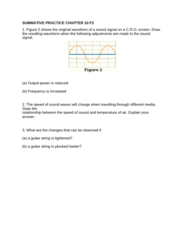 Summative Practice Chapter 10 Form 2 | PDF