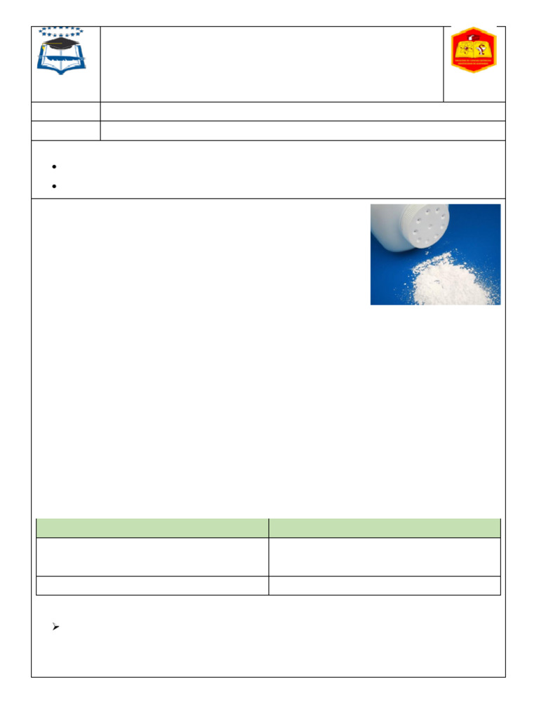 Práctica 2 - Emily Palacios | PDF | Zinc | Óxido de zinc