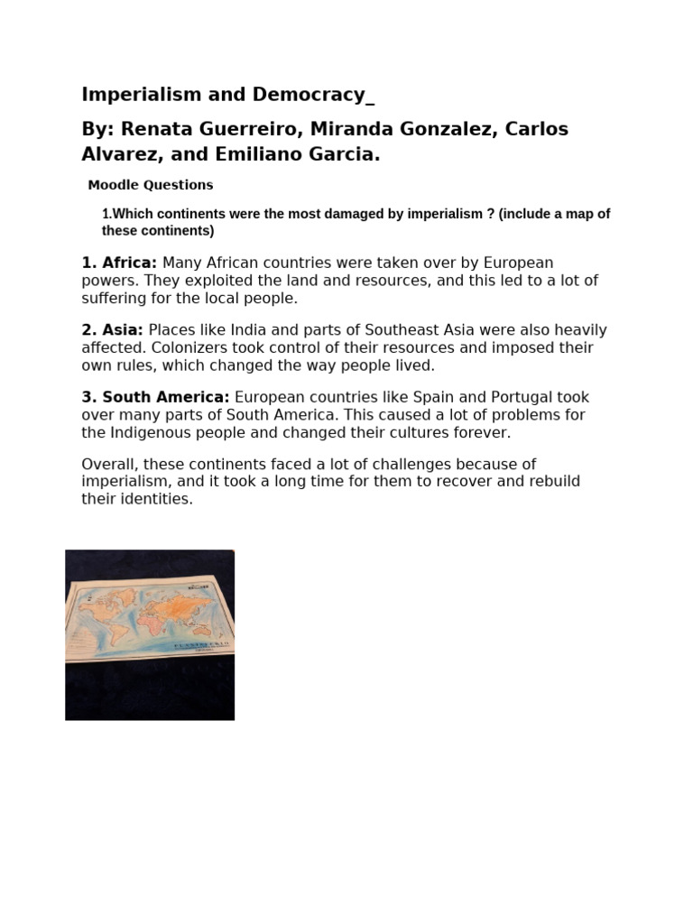 Imperialism and Democracy | PDF | Tarzan