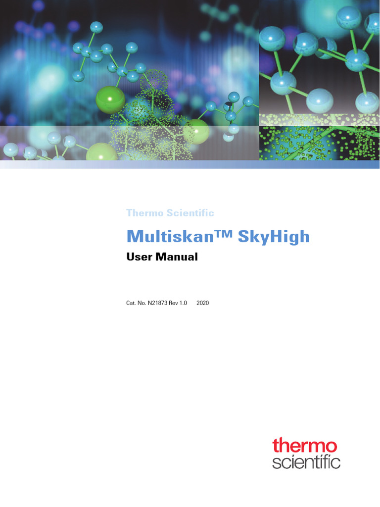 Multiskan SkyHigh User Manual | PDF | Personal Computers | Usb