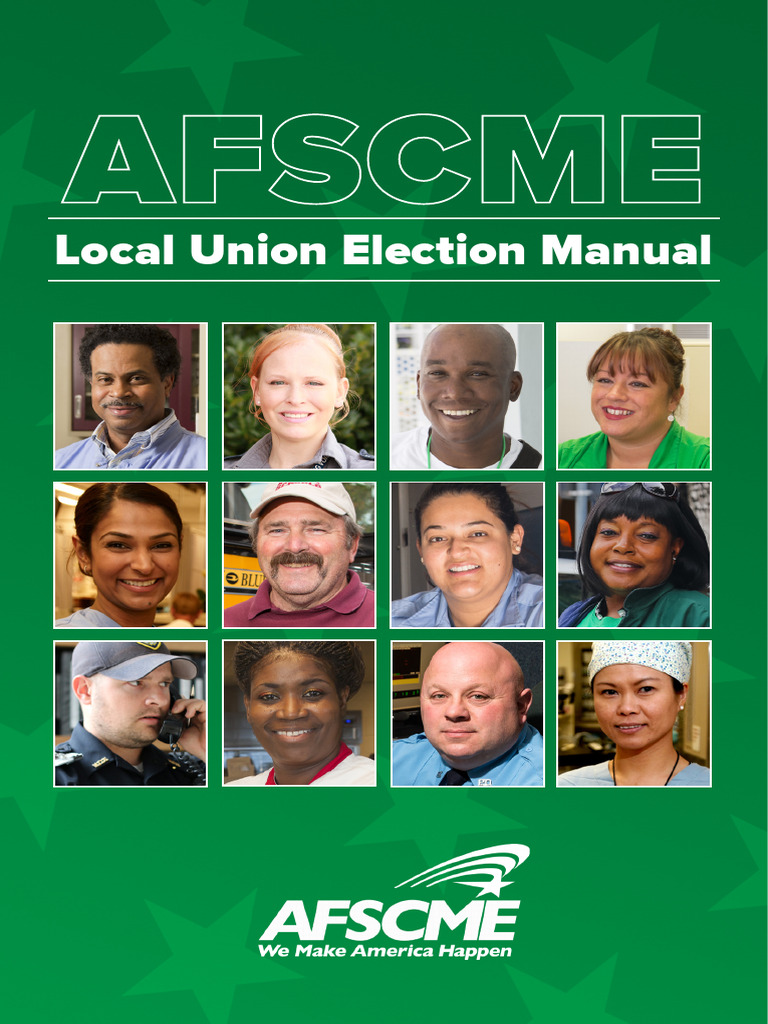 AFSCME Local Union Election Guide | PDF | Voting | Ballot