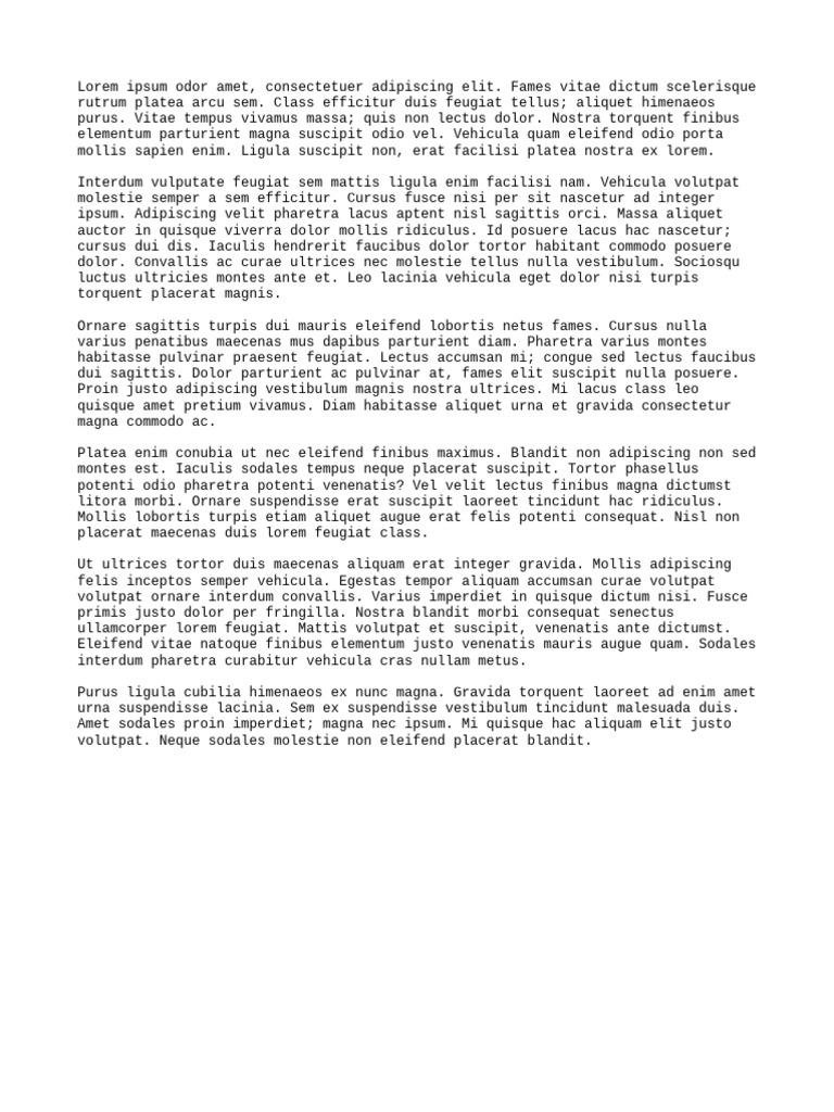 Random Lorem Ipsum | PDF