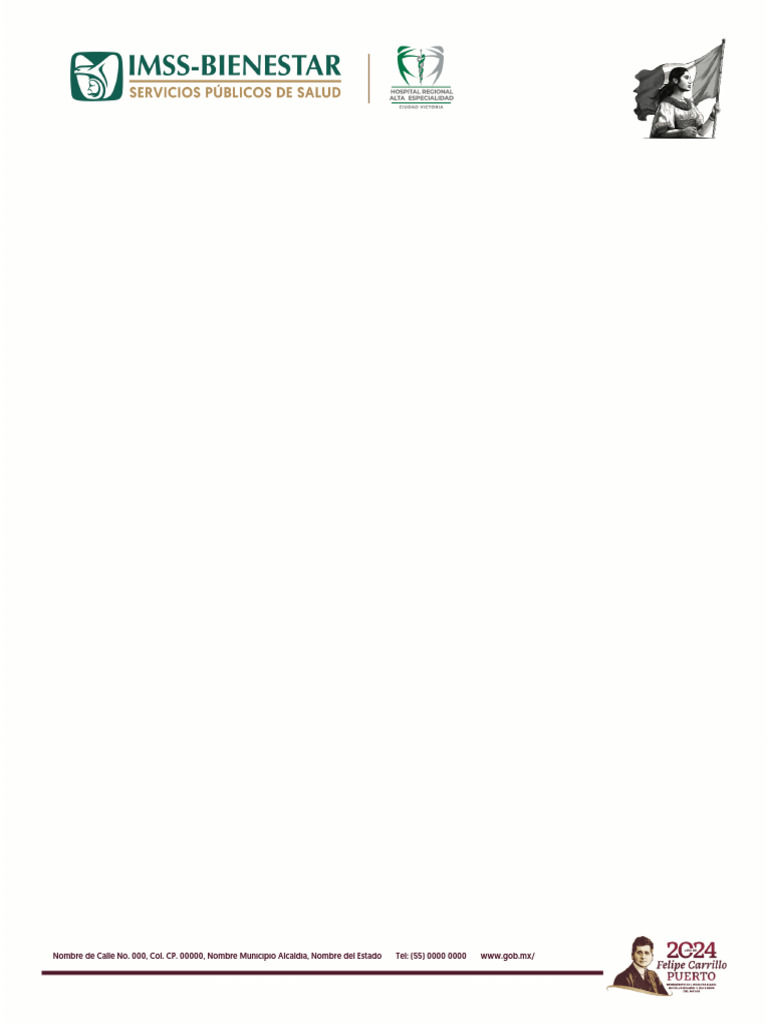HOJA_MEMBRETADA_IMSS-BIENESTAR_Ciudad Victoria | PDF