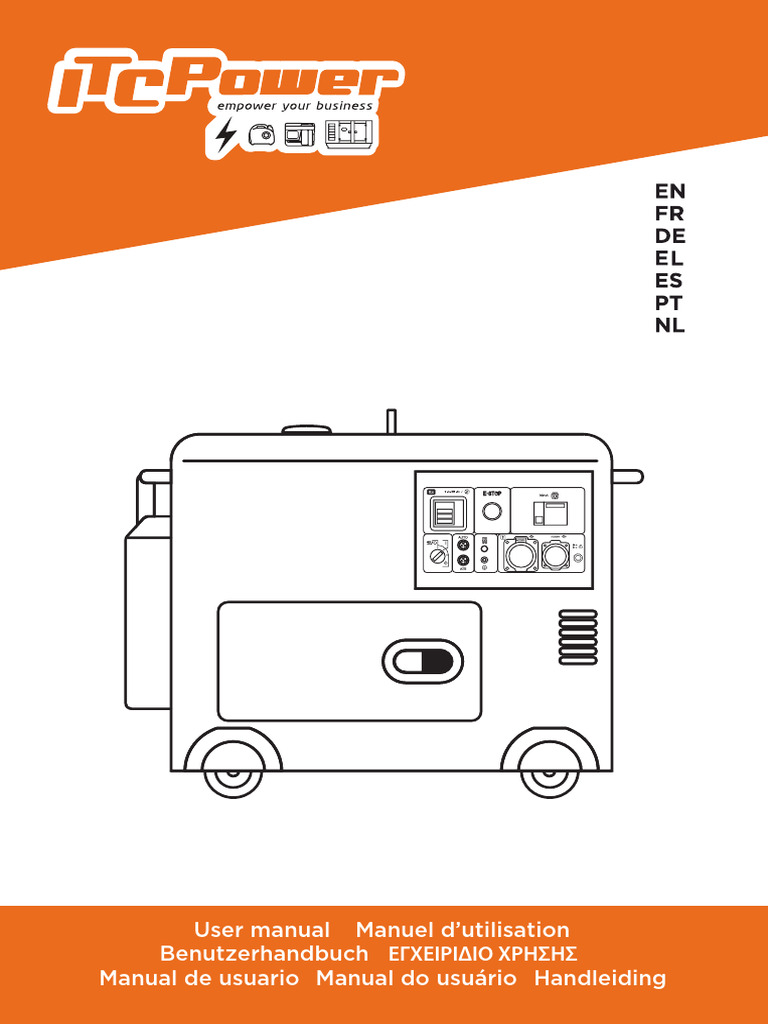 ITC POWER Dg6000se | PDF