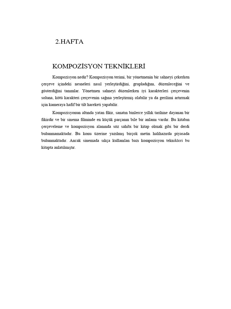 2 - Bolum Kompozisyon-Teknikleri | PDF
