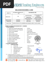 Test Report: Compressive Strength of Paver Block | PDF