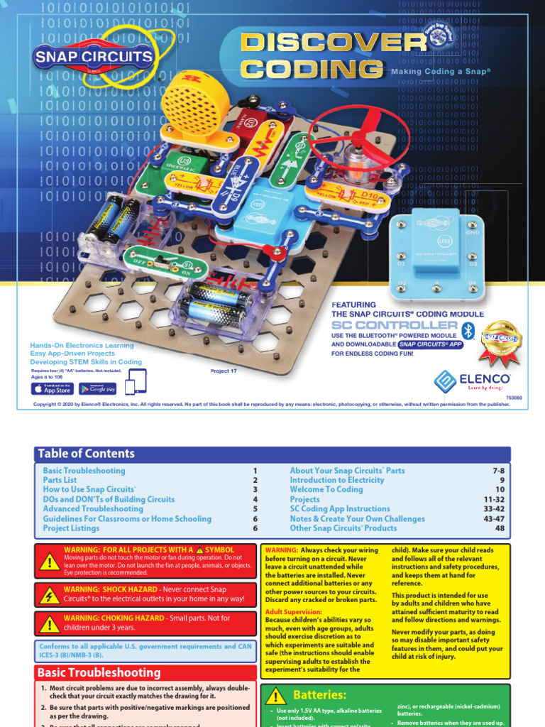 Manual Kit Eletronica Discover | PDF | Electric Motor | Electricity