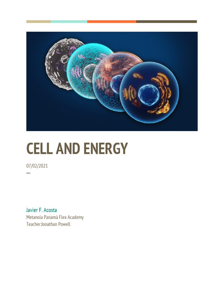Cell and Energy | PDF