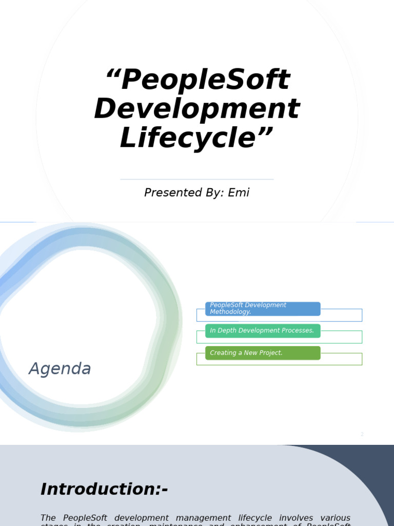 PeopleSoft Lifecycle Final Presentation | PDF | Software Development ...