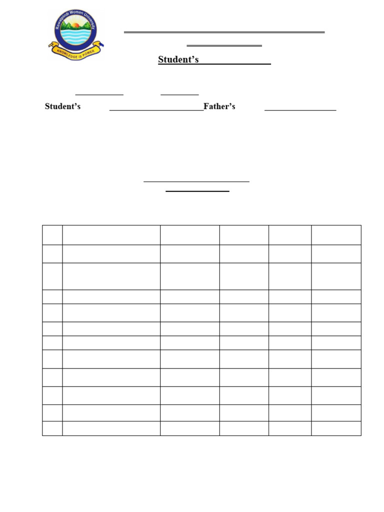 Students Clearance Form v2.0 | PDF