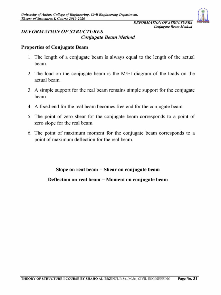 Theory of Structures I-07 | PDF