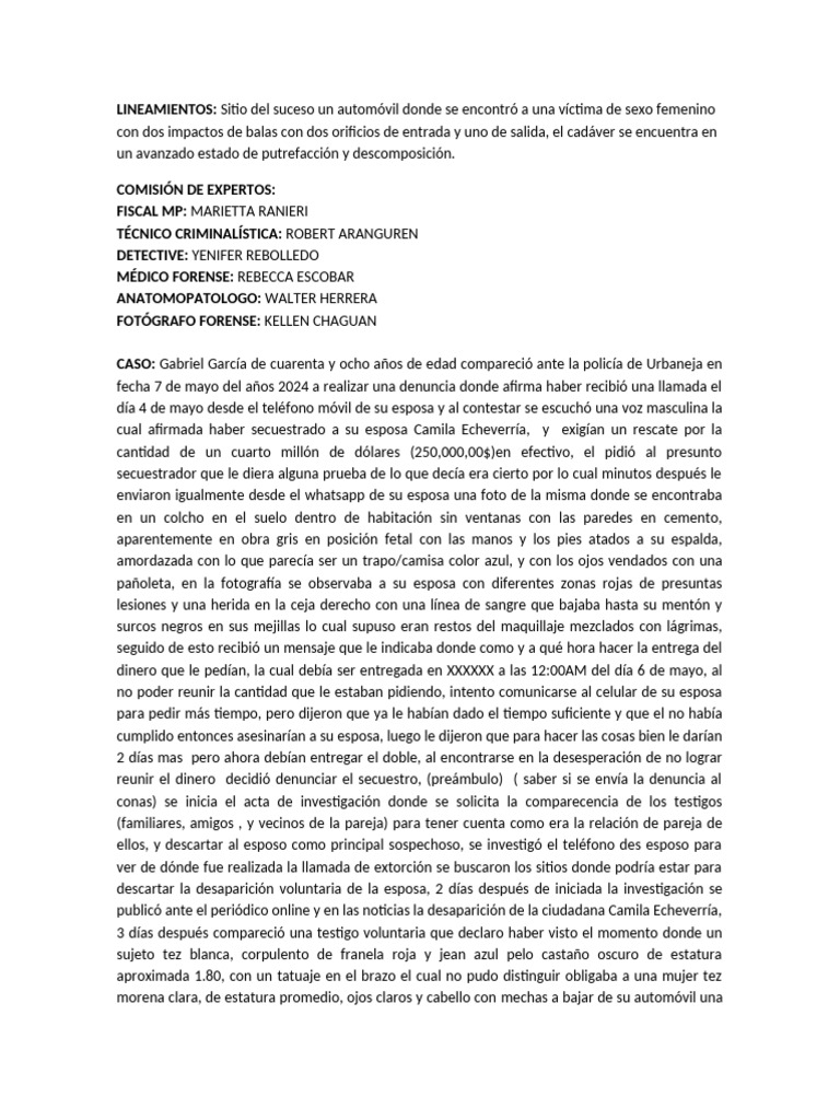 Escena Del Crimen Editada | PDF