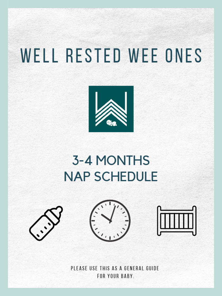 Baby Nap Schedule for 3-4 Months | PDF | Sleep | Animal Physiology