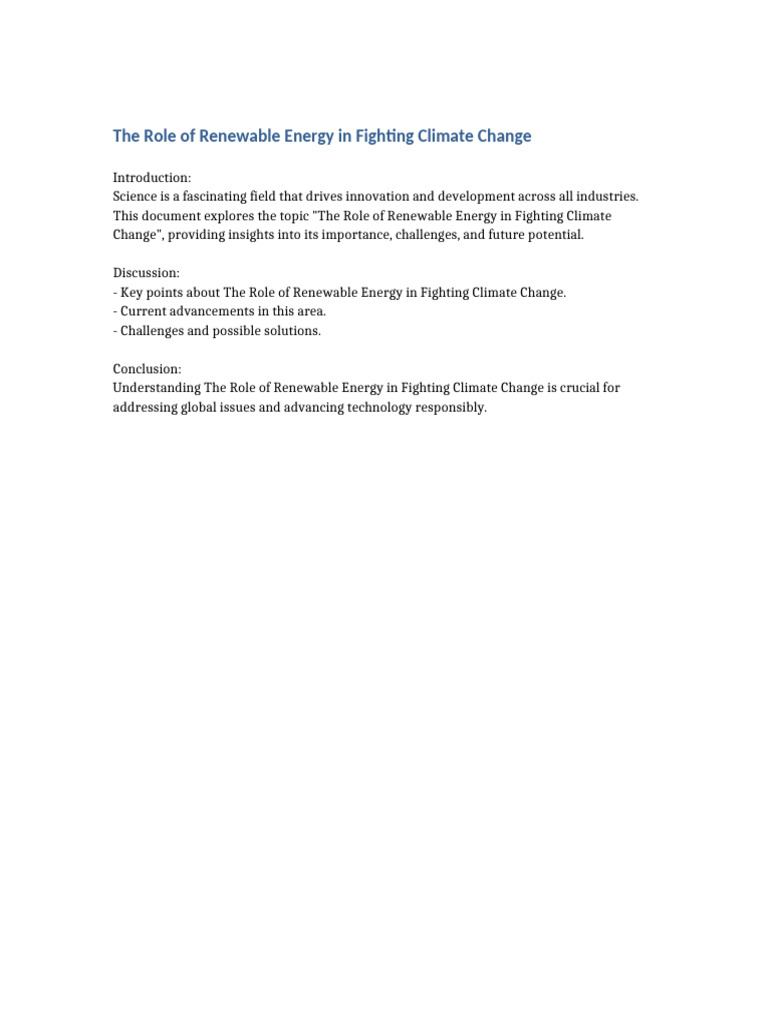 Science Topic 1 | PDF