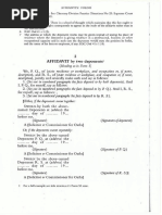 UCPR Form 40 Affidavit Template | PDF | Affidavit | Identity Document