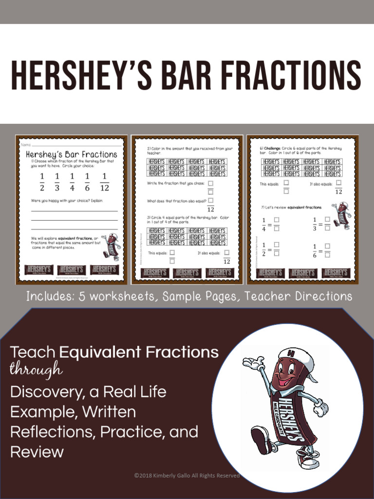 Hershey's Bar Fractions: Through | PDF