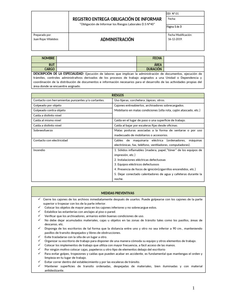 Odi 1 Administración | PDF | Escritorio