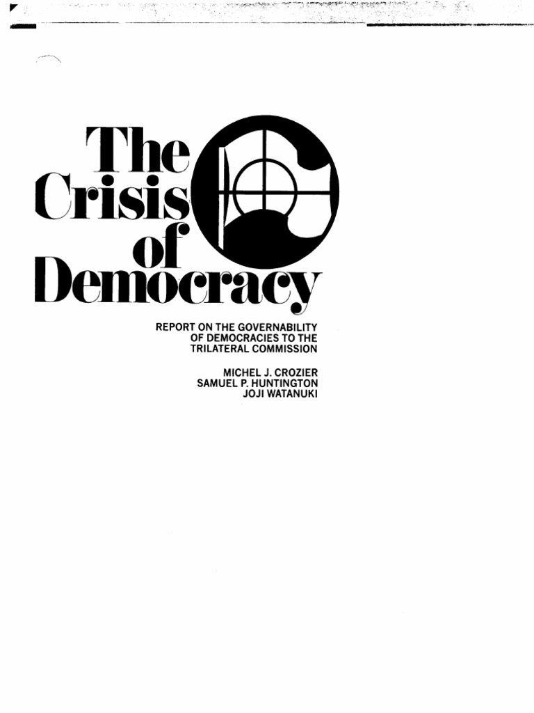Crisis in Democracy | PDF | Democracy | Political Ideologies