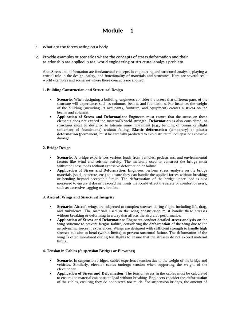 Toe 5 | PDF | Deformation (Engineering) | Strength Of Materials