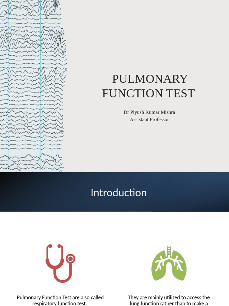 Pulmonary Function Test | PDF | Exhalation | Breathing