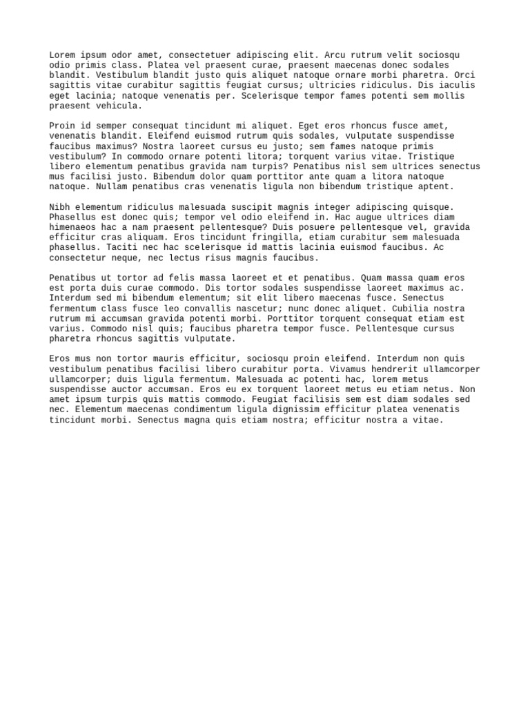 Random Lorem Ipsum | PDF