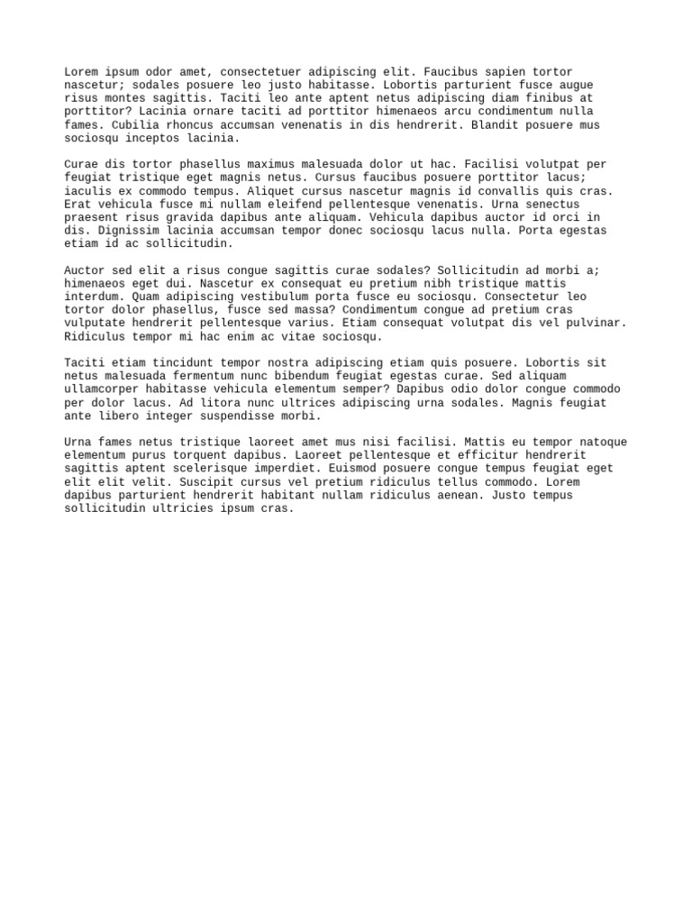 Random Lorem Ipsum | PDF