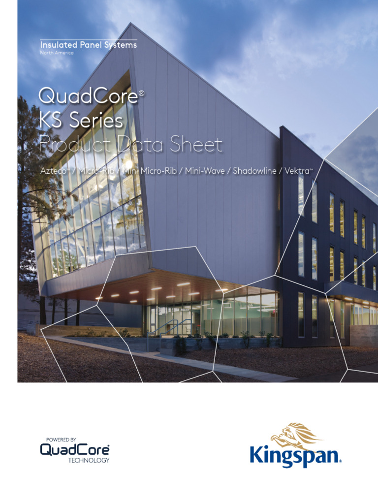 Kingspan Ks Series Quadcore Product Data Sheet en | PDF | Mechanical ...