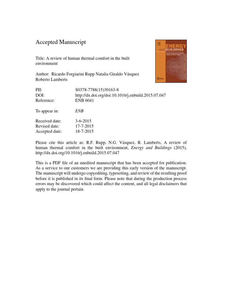 Rupp 2015 | PDF | Energy Conservation