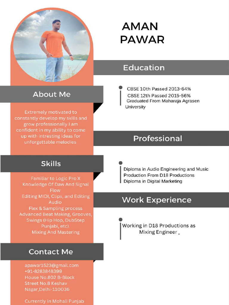 Aman Pawar CV | PDF