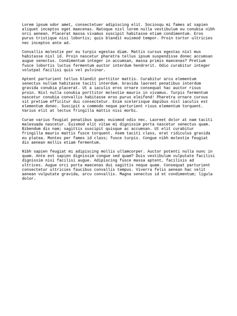 Random Lorem Ipsum | PDF