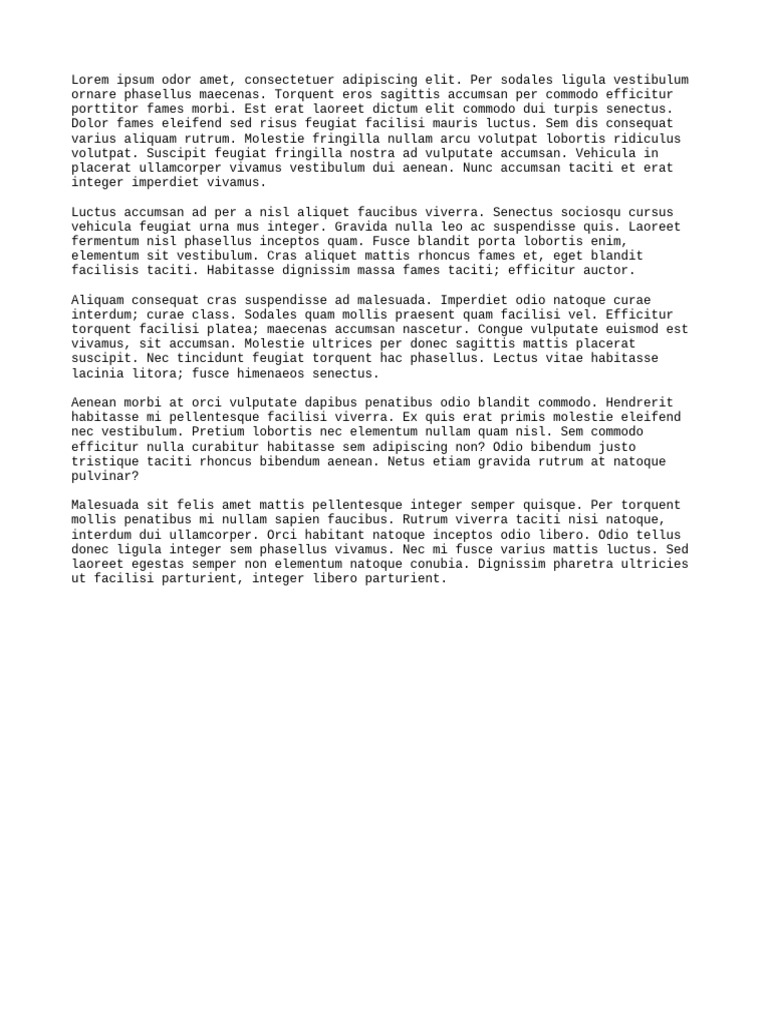 Random Lorem Ipsum | PDF