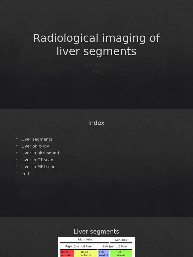 Liver Imaging Techniques Explained | PDF