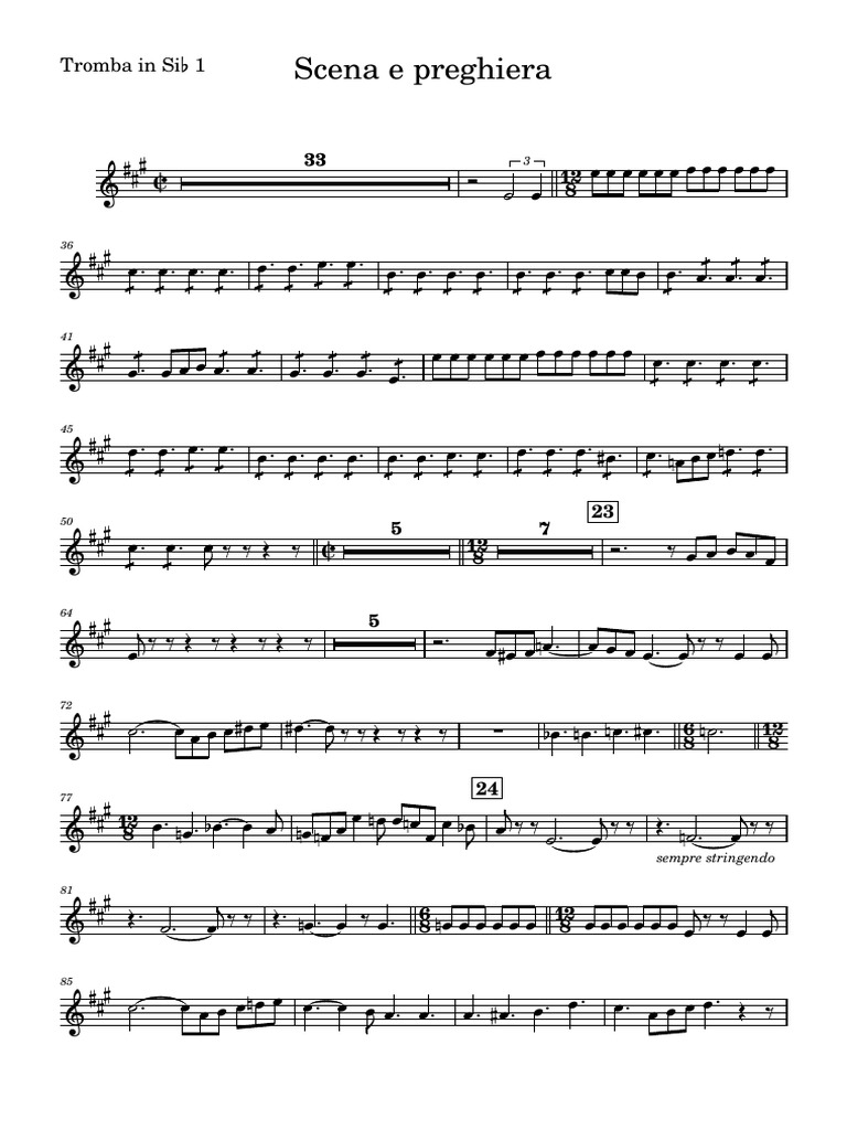 Tromba in Sib 1 | PDF