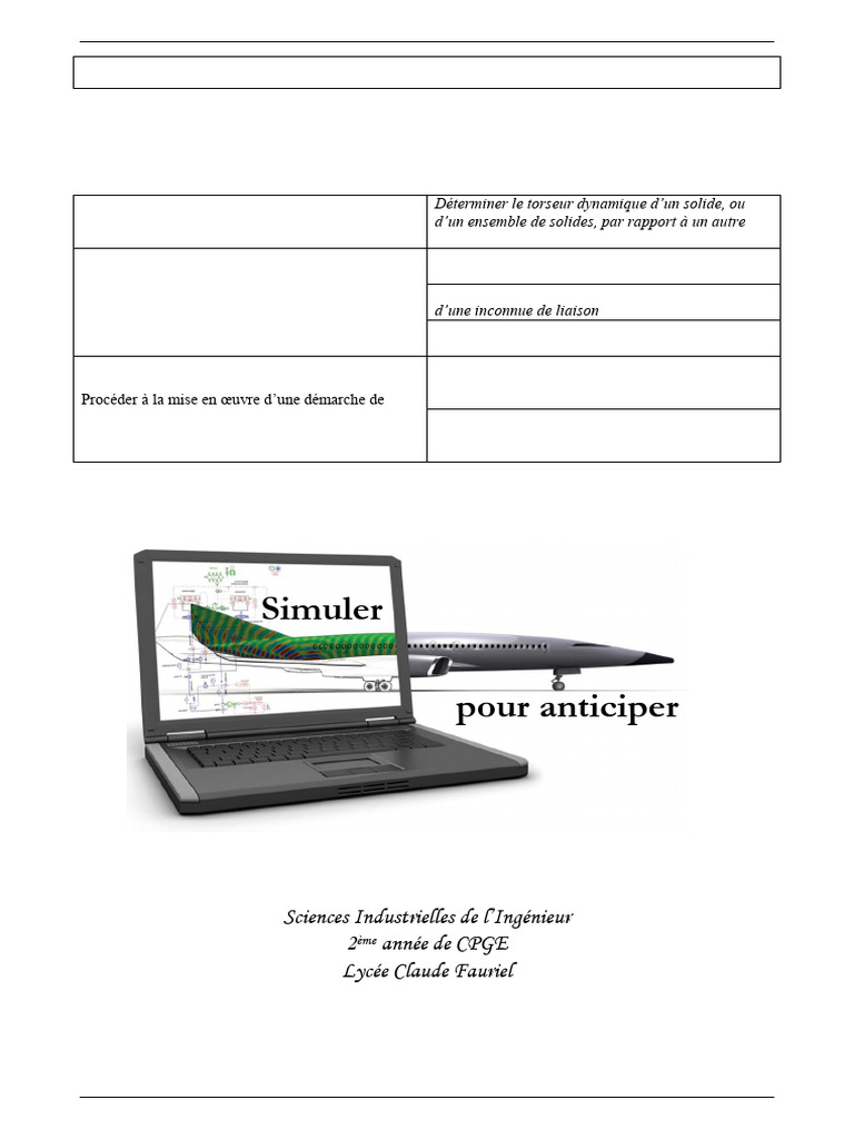 Cours Dynamique | PDF | Capteur | Optique