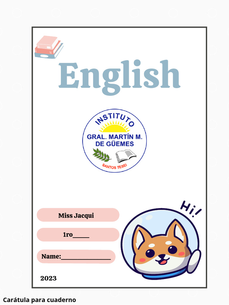 Cuadernillo 1ro 2023 | PDF